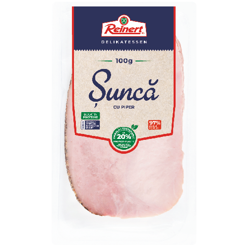 Șuncă cu piper 100g The Family Butchers